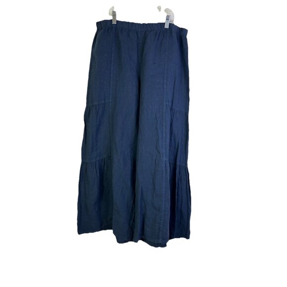 Vintage | Pants & Jumpsuits | Vintage 9s Match Point Linen Wide Leg ...